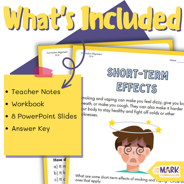 Substance Use, Addiction and Related Behaviours Ontario Grade 4 Curric
