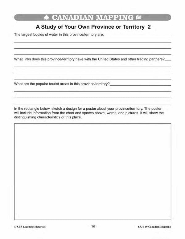 Canada's Time Zones & Trading Partners Worksheets Grades 5-6