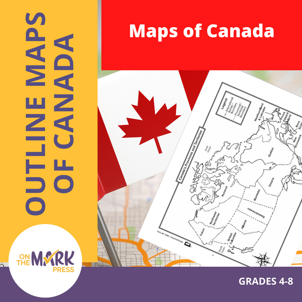 Maps of Canada Grades 4-8