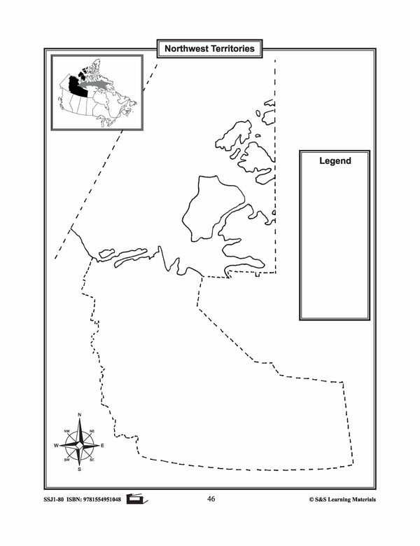 Maps of the Northwest Territories Grades 4-8