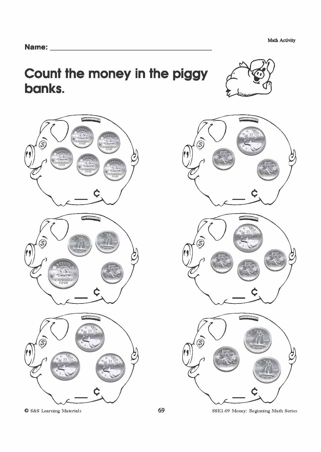 Canadian Money Math Worksheets Grades 1 3 Canadian Money Math Worksheets Grades 1 3