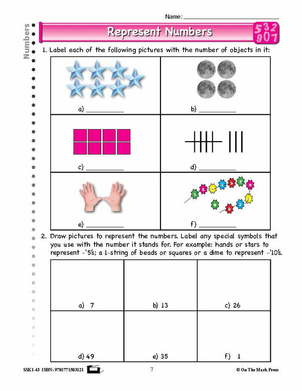Canadian Numeration Lesson Plans & Activities Grade 1