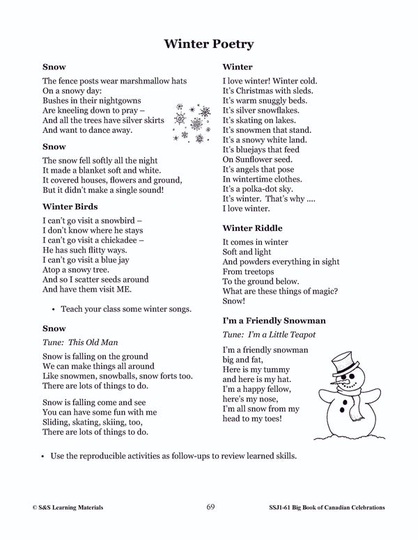 Winter Solstice Grades 1-3 Teacher Directed Lesson & Activities