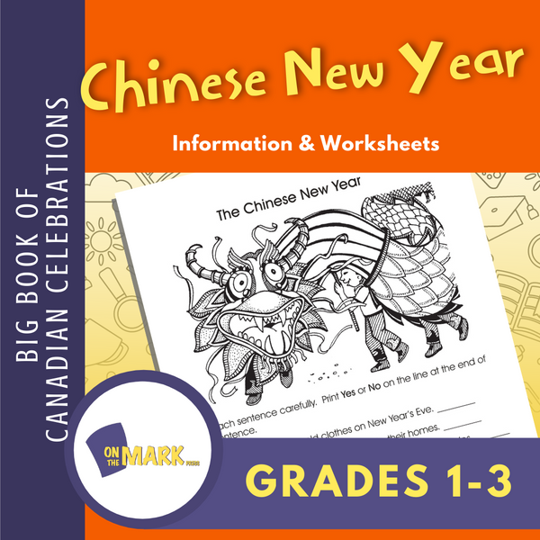 A Chinese New Year Grades 1-3 Teacher Directed Lesson and Activities
