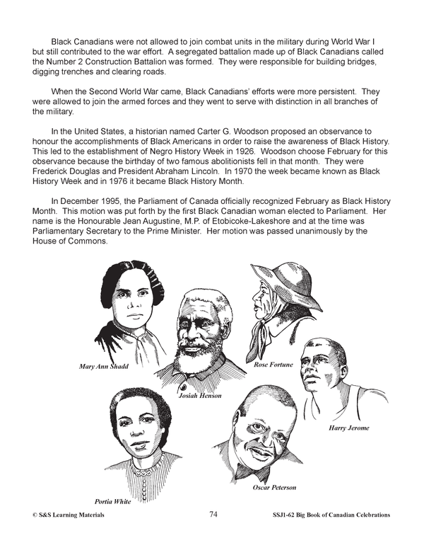 Black History Month Lesson Gr. 4-6