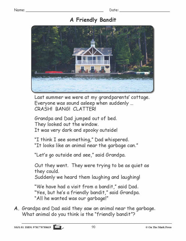 A Friendly Bandit Grammar Lesson Gr. 1 E-Lesson Plan