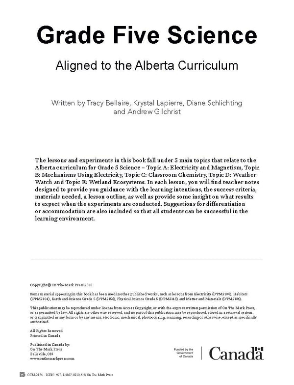 Alberta Grade 5 Science & Social Studies Savings Bundle!