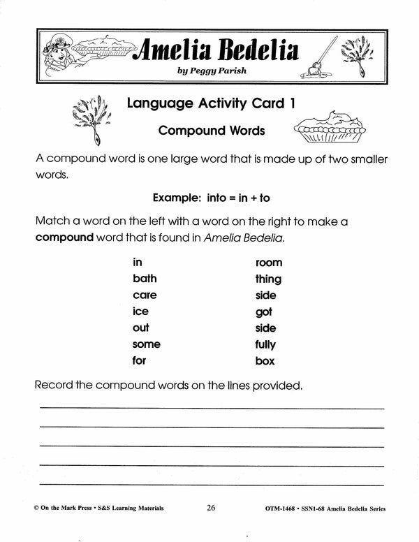 Amelia Bedelia: 4 Lit Link/Novel Study Bundle! Grades 1-3