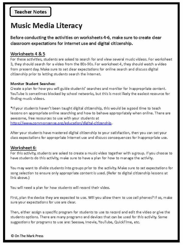 Music Media Gr. 4-6 Aligned To Common Core