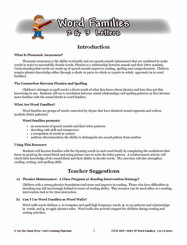 The _uck Word Family Worksheets Grades 1-3