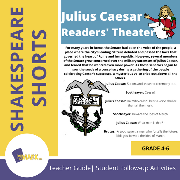 Julius Caesar - Shakespeare Play - A Readers' Theater Script & Activit