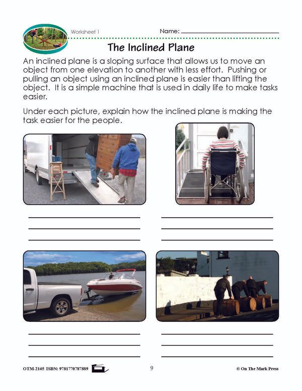 The Inclined Plane Lesson Plan Grade 2