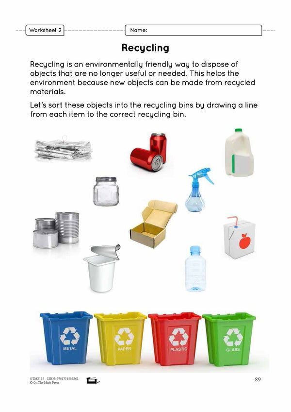 Reduce, Reuse, Recycle! Grade 4 Lesson Plan