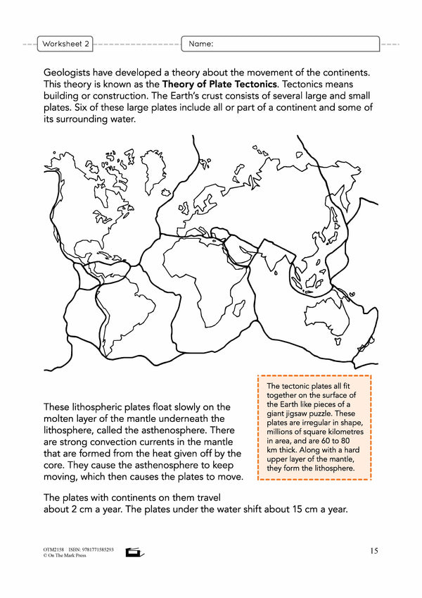 The Tectonic Plates Grade 7 Lesson Plan