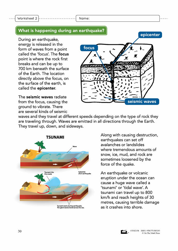 Earthquakes Grade 7 Lesson Plan