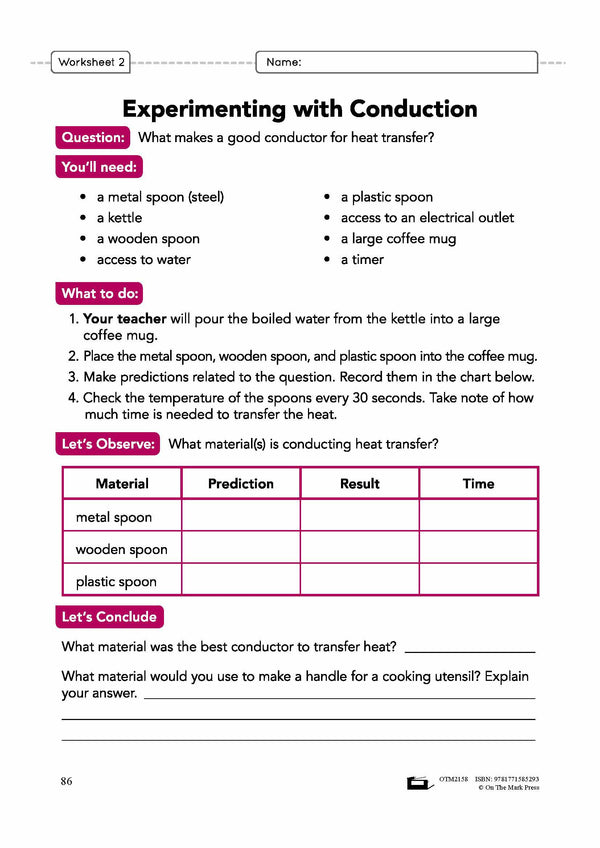 Heat Transfer Grade 7 Lesson Plan