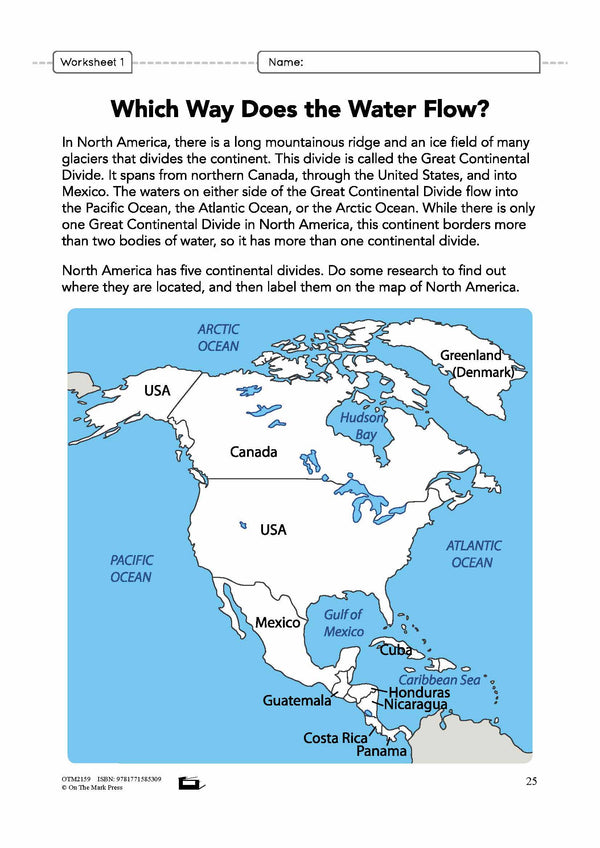 Watersheds Grade 8 Lesson Plan