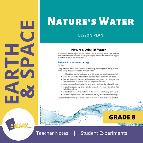 Nature's Water Grade 8 Lesson Plan
