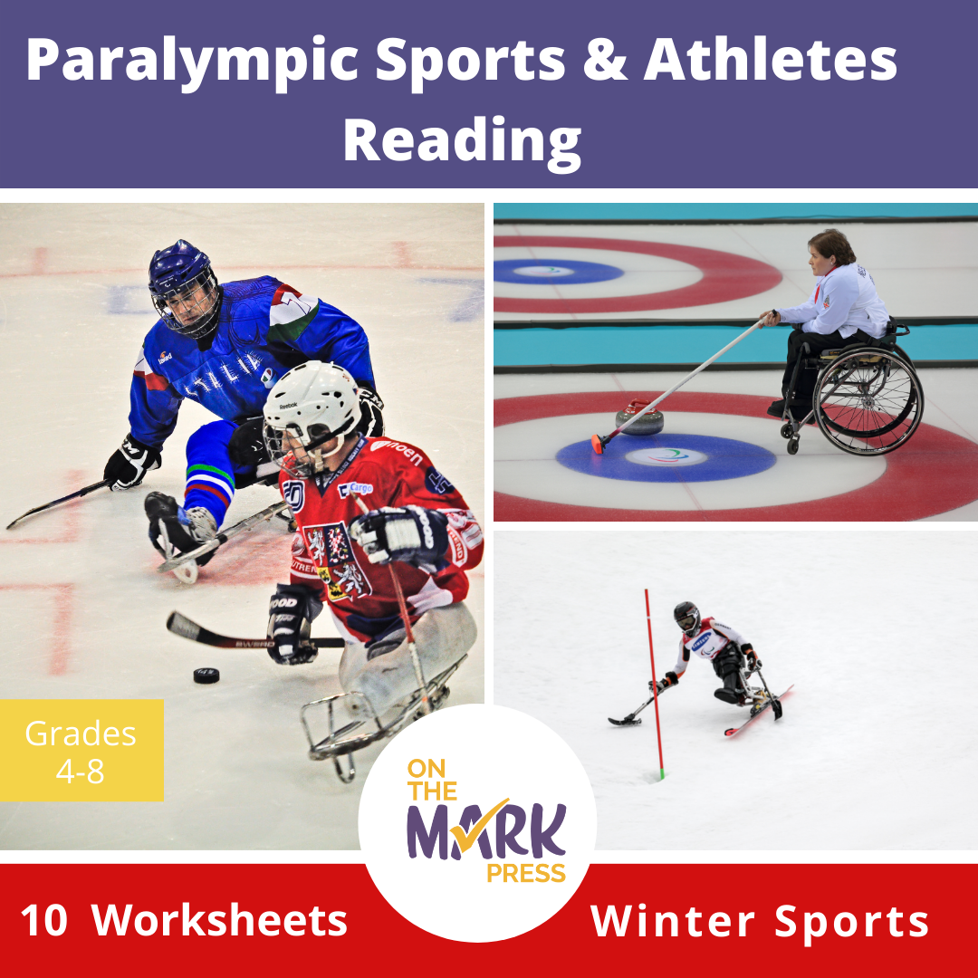 Beijing Paralympic Winter Sports & Athletes: Reading Worksheets Gr. 4-