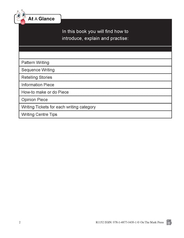 Story Writing - Canadian Writing Series Grades 1-3