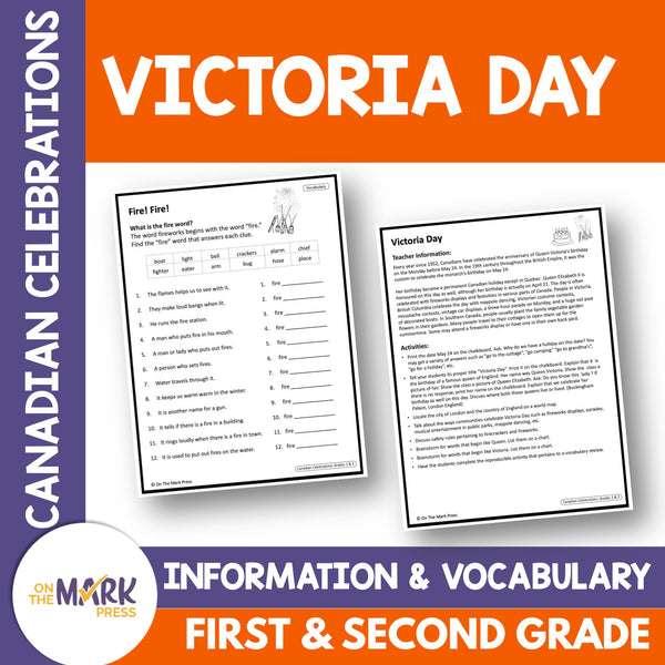 Victoria Day Grades 1-3 Teacher Directed Lesson & Google Slides & Prin