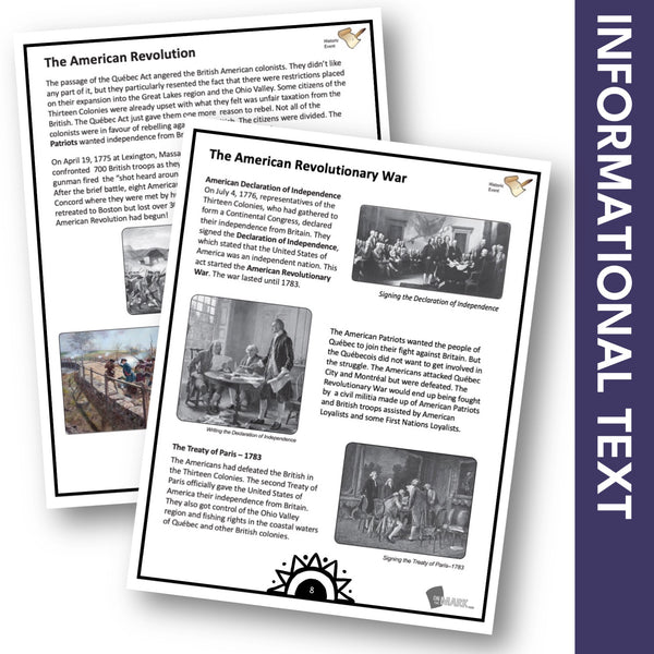 The American Revolution Grade 7 Google Slides Lesson & Printables