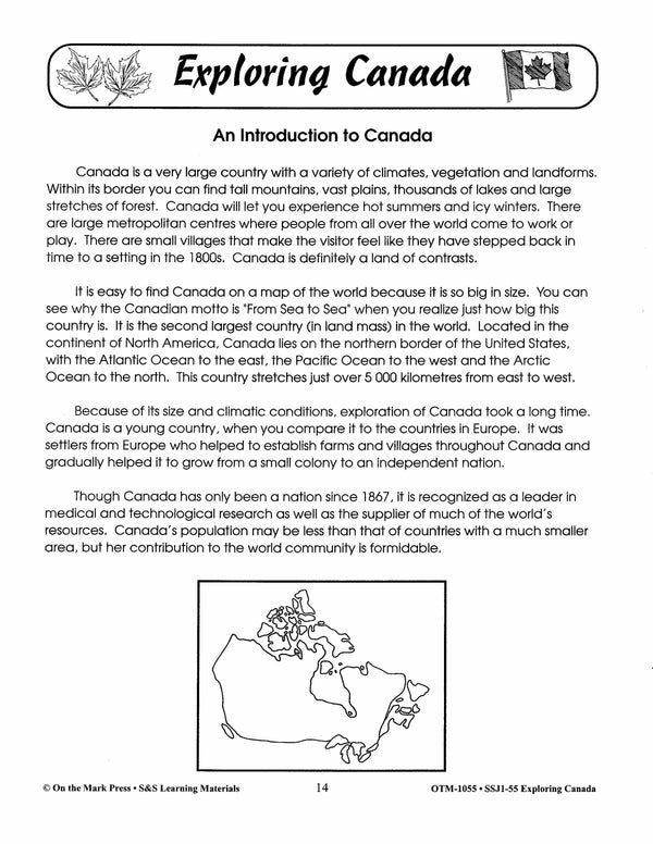 Exploring Canada Grades 4-6