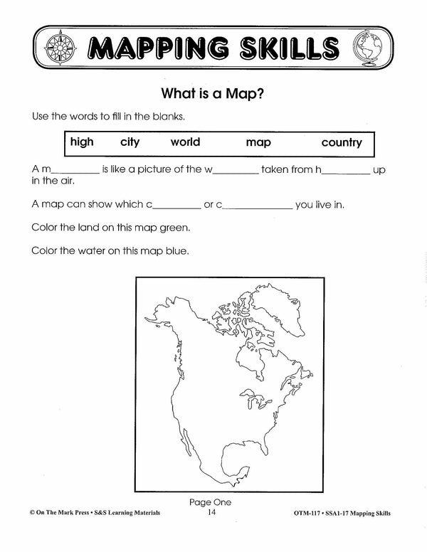 Mapping Skills Grades 1-3