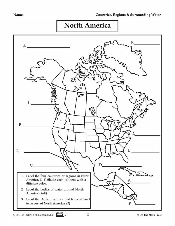 Outline Maps of the World Grades 1-8