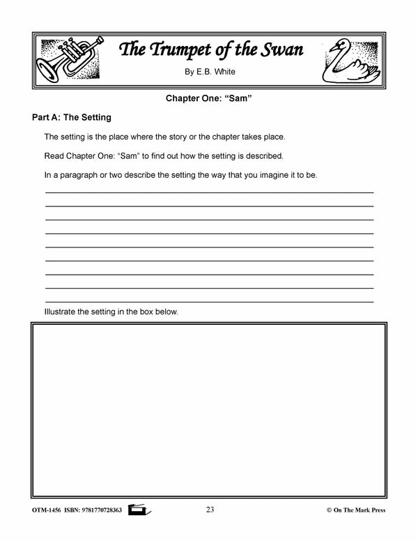 Trumpet of the Swan, by E.B. White Lit Link Grades 4-6