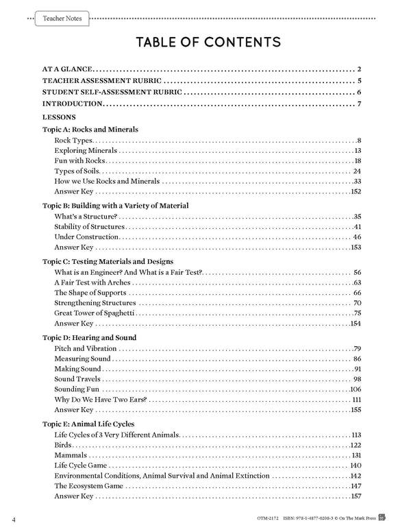 Alberta Grade 3 Science Curriculum - An Entire Year of Lessons!