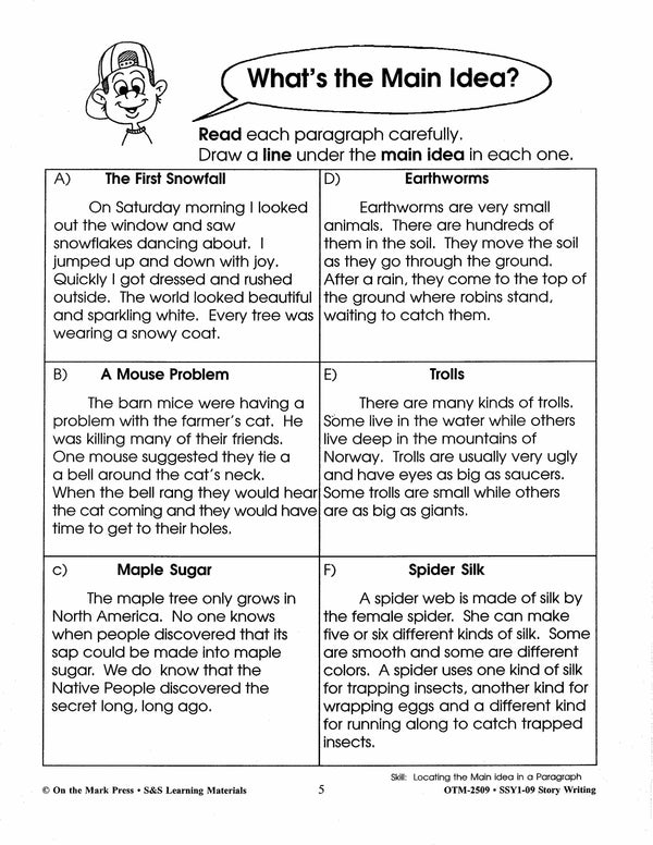 Story Writing Build Their Skills Workbook Grades 1-3