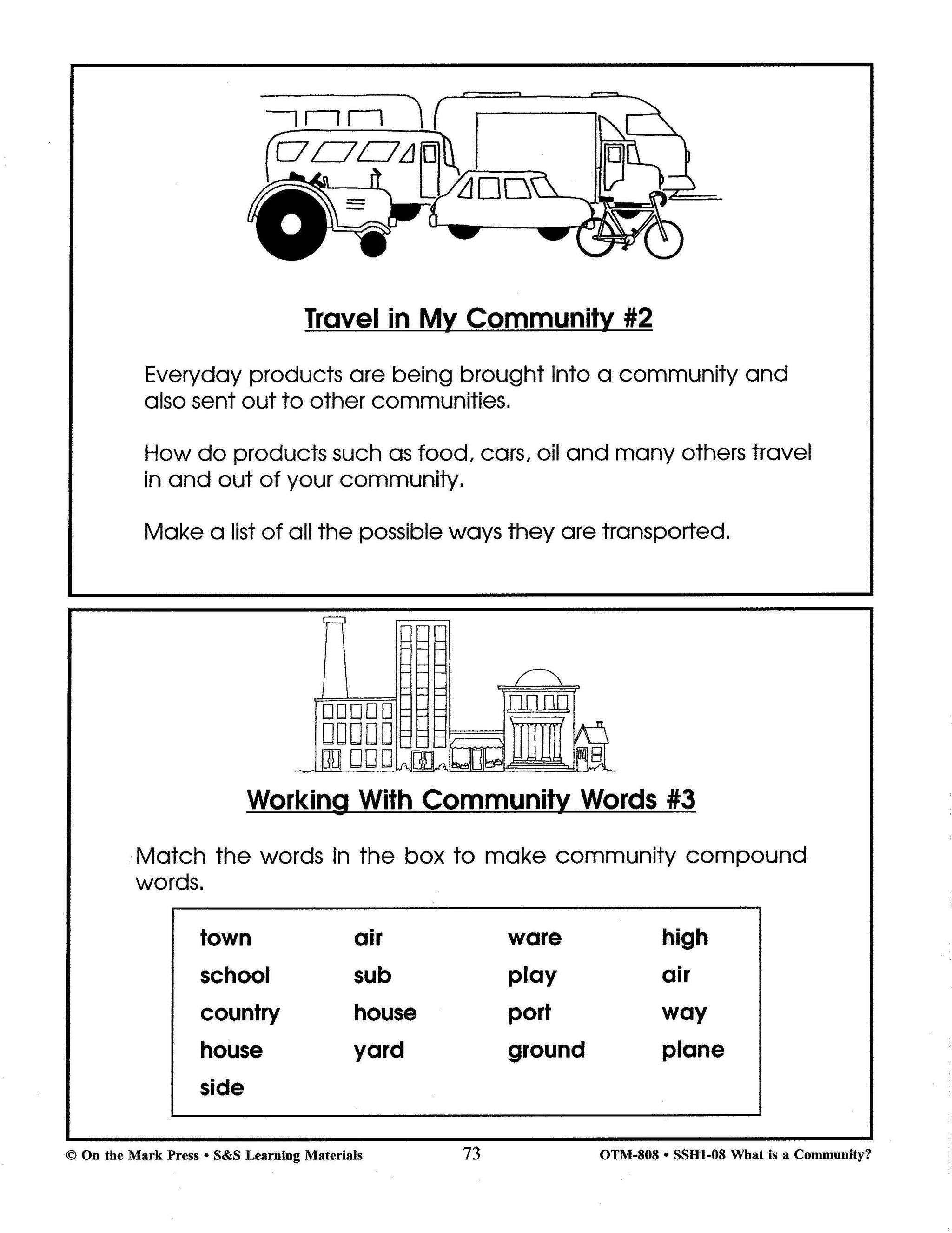 What Is A Community Grades 2 4 What Is A Community Grades 2 4