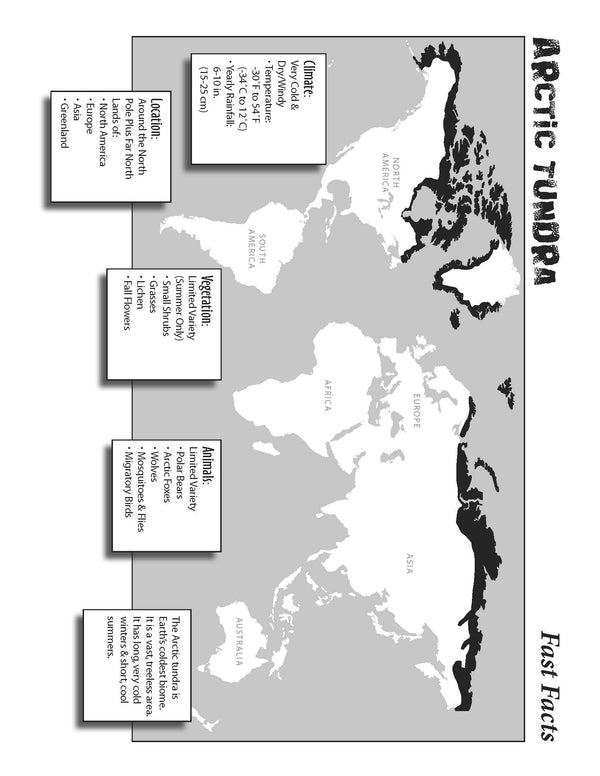 Earth's Biomes 10+ Mini-Posters & Activities Grades 3+