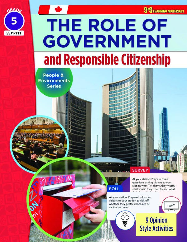 The Role of Government and Responsible Citizenship Grade 5 Ontario Soc