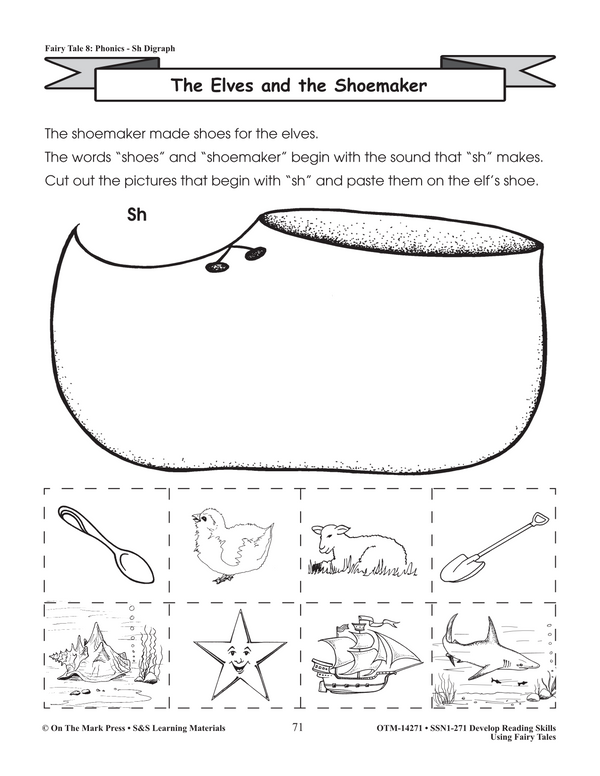 The Elves And The Shoemaker & Color Sequencing Activity Gr. 1-3