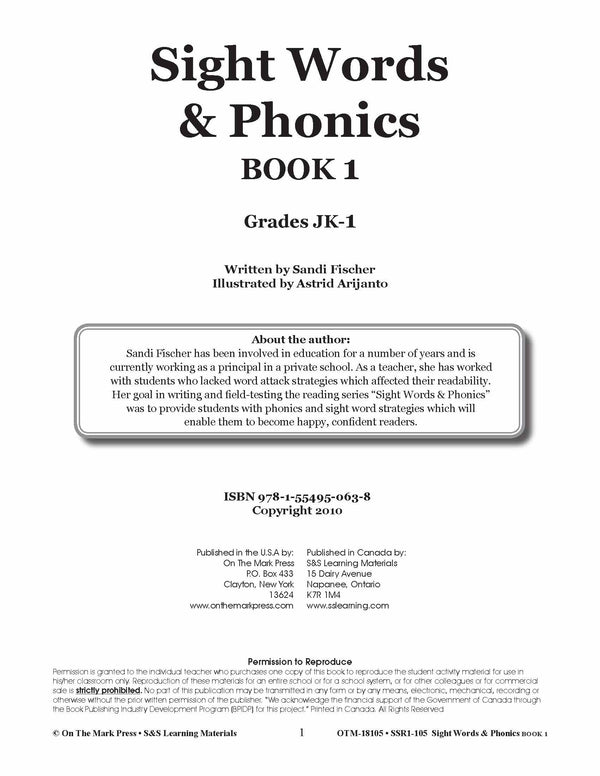 Sight Words and Phonics Program with Worksheets and Flash Cards Bundle