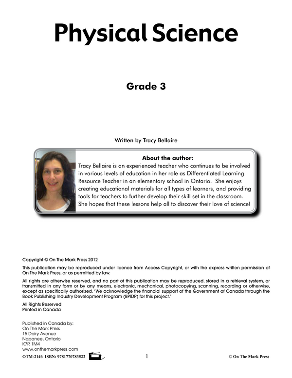 Physical Science Grade 3