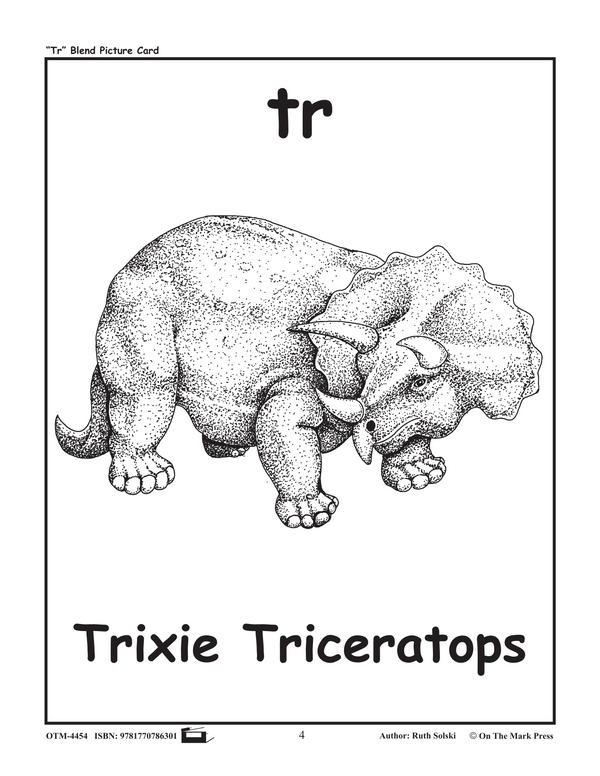 tr Initial Consonant Blend Lesson Plan Kindergarten - Grade 1