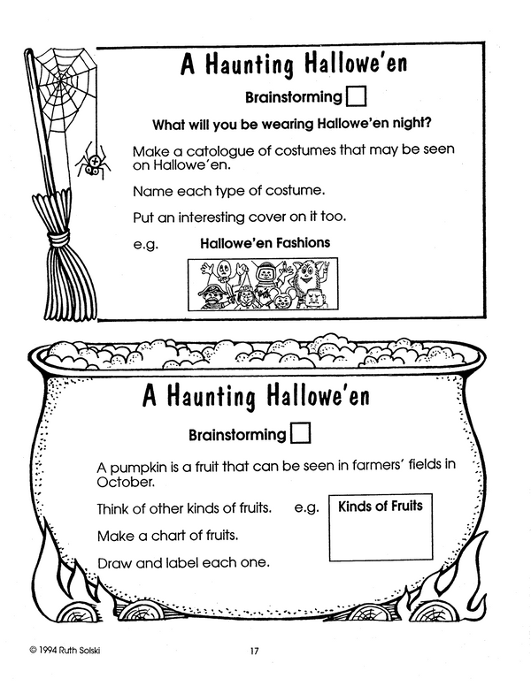 Haunting Halloween Grade 2-3