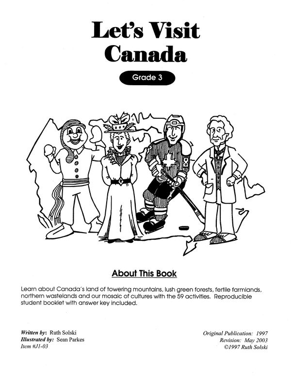 Let's Visit Canada Grade 3