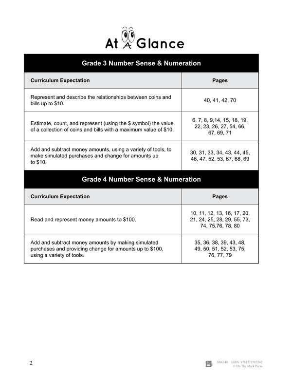 Canadian Money Grades 3-4