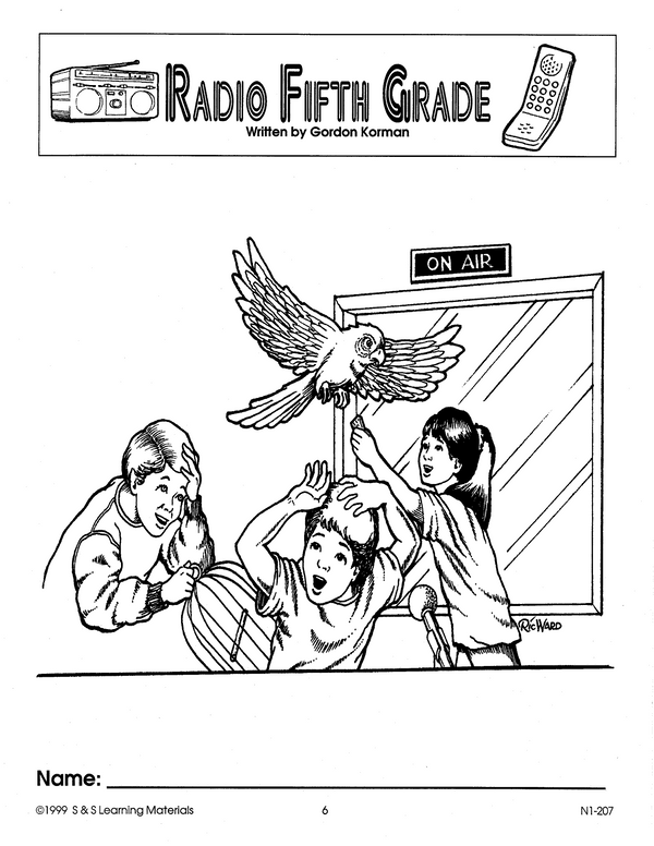 Radio Fifth Grade: Novel Study Guide Gr. 4-6